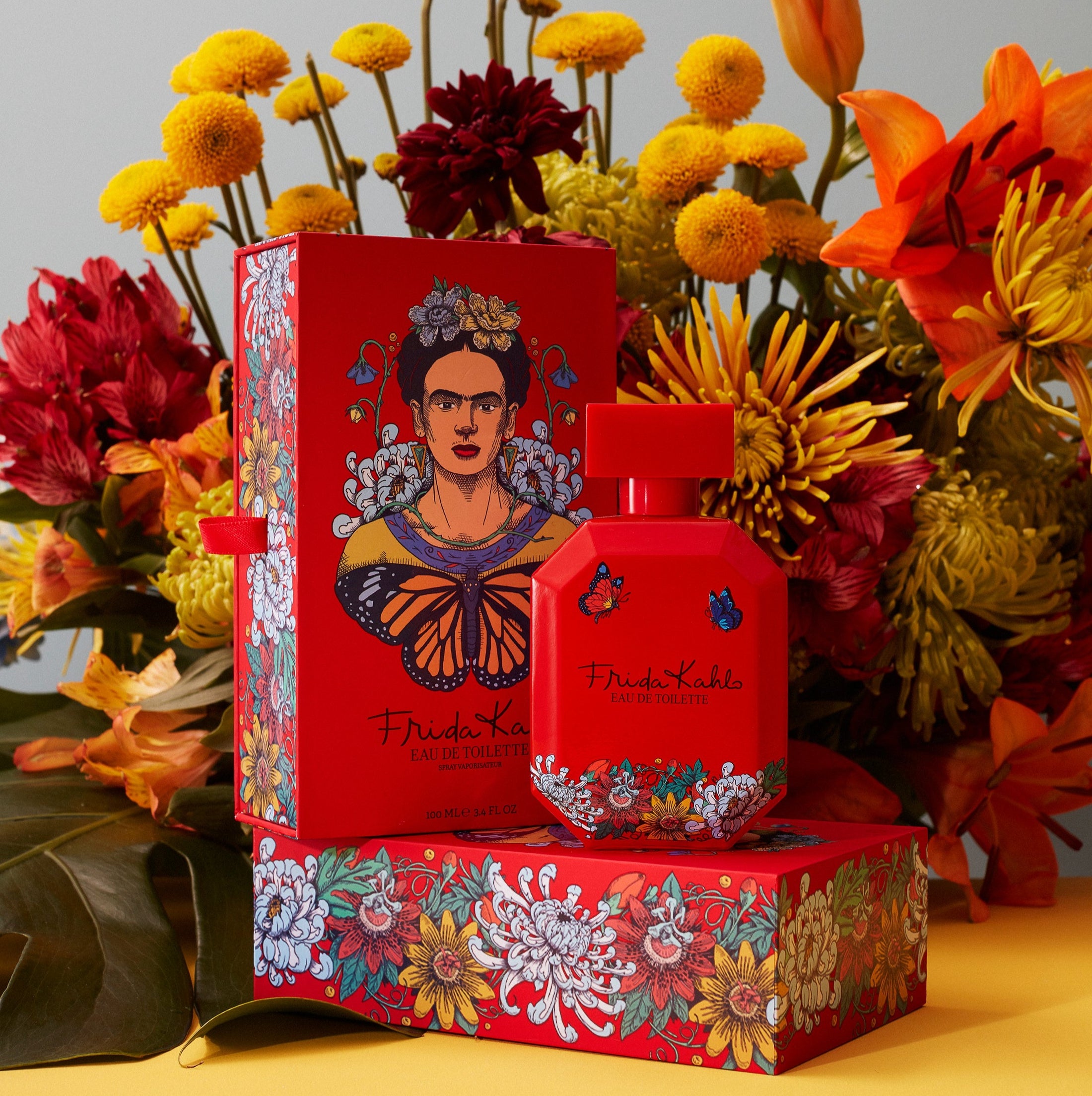 Frida Kahlo Red EDT Deluxe Edition 100ML – Fantasy Fragrance ...